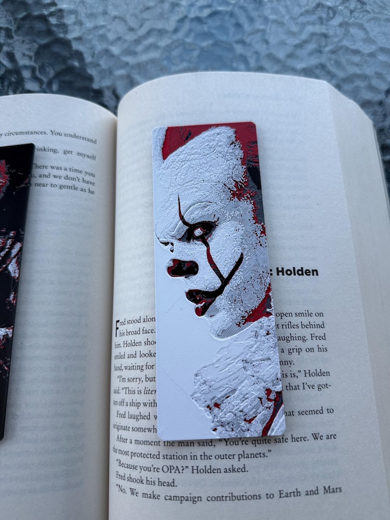 Horror Villain Inspired 3D Printed Bookmarks – Pennywise, Jason ...