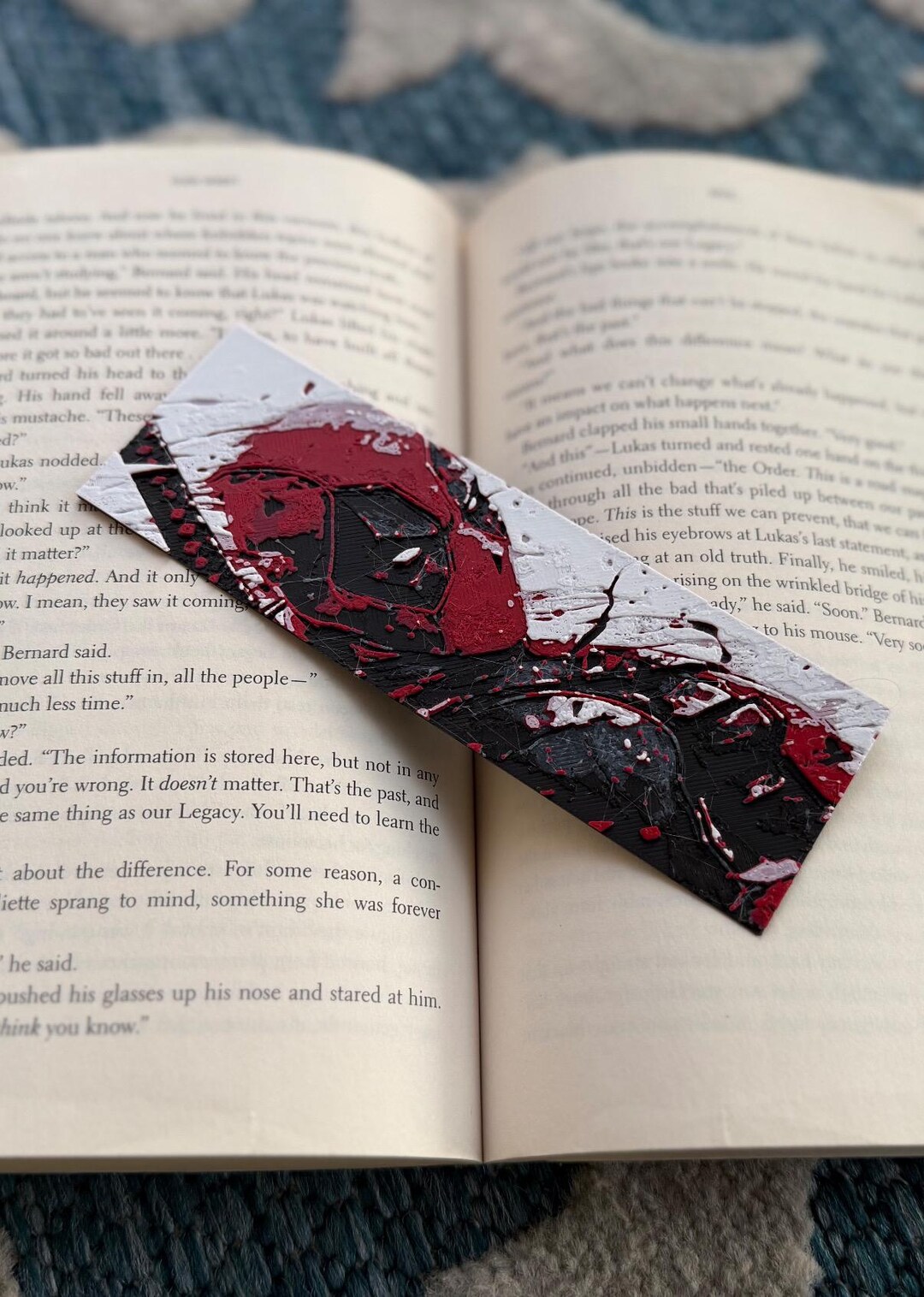 Deadpool Bookmark – Handmade 3D Printed Comic Book Gift - Etsy