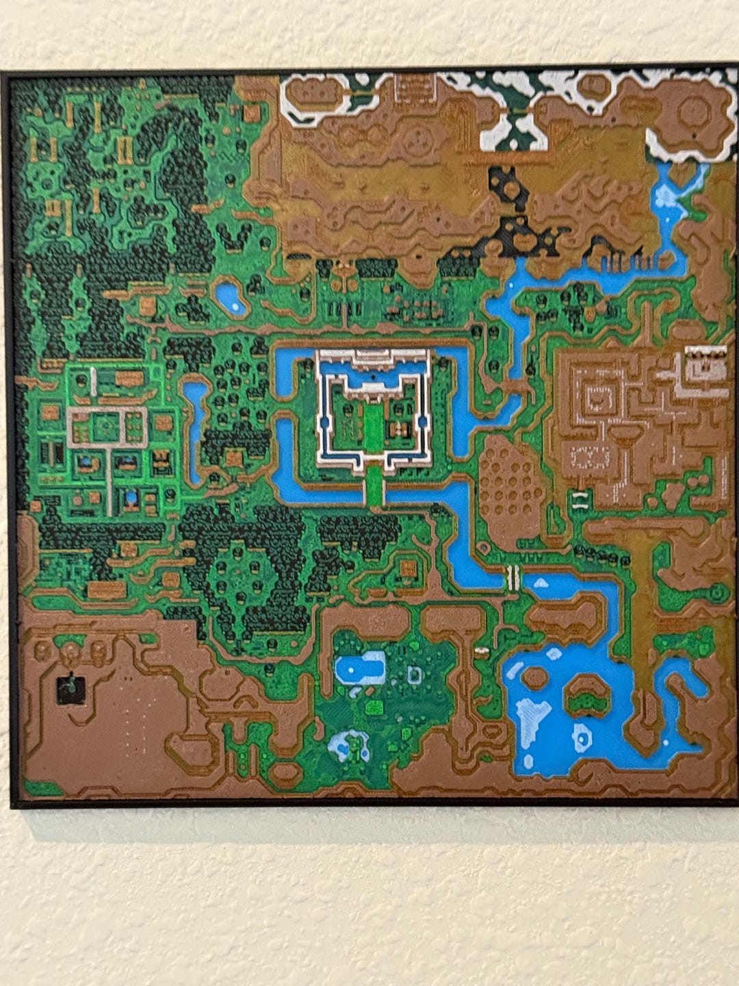 Zelda Inspired 3D Terrain Map | Retro Game Room Decor - Etsy