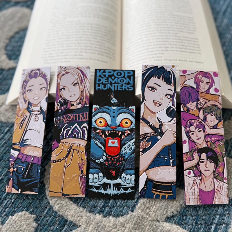 Kpop Demon Hunters Bookmark - Etsy