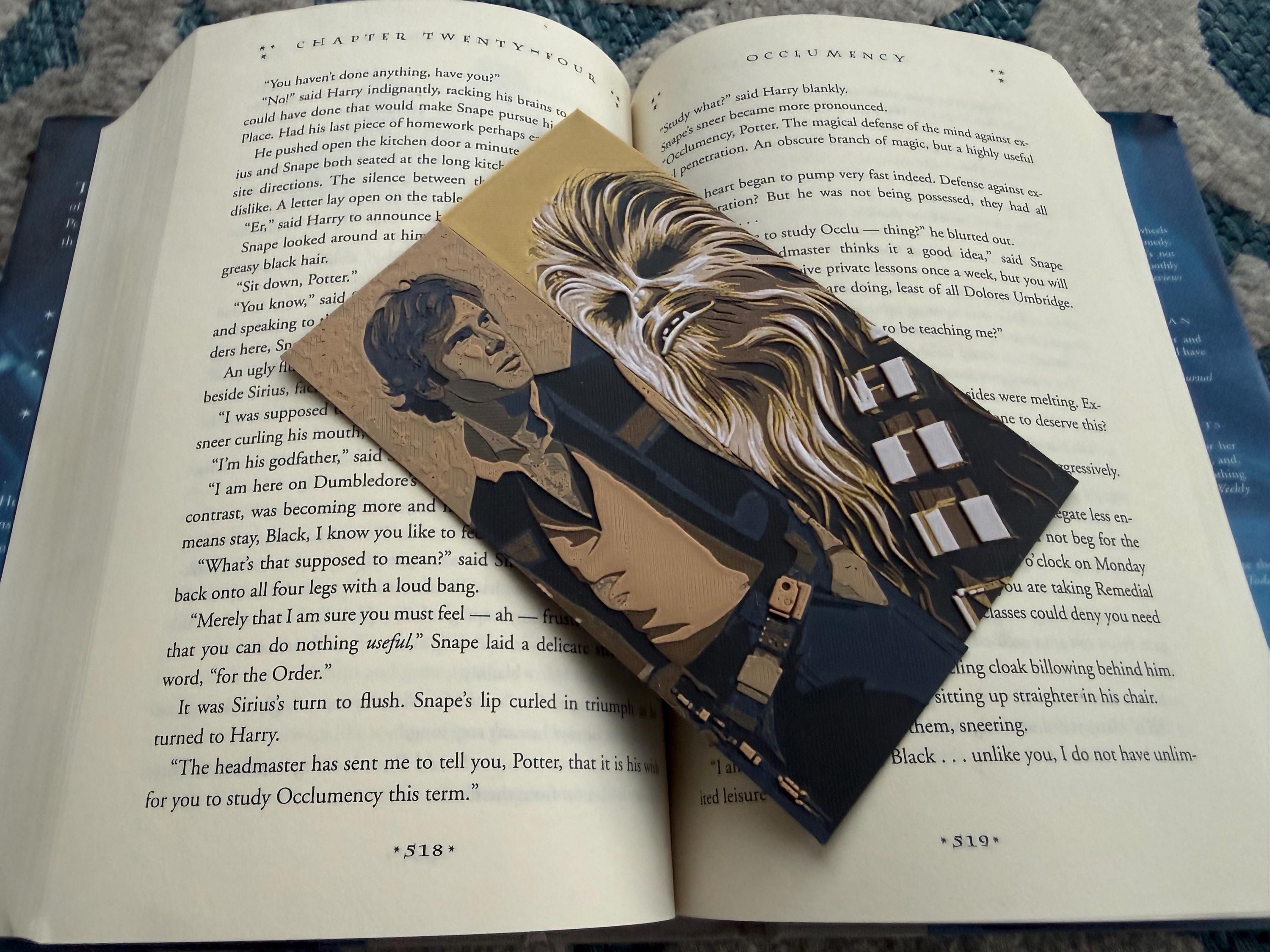 Star Wars 3D Printed Bookmarks – Death Star, Millennium Falcon, Darth ...