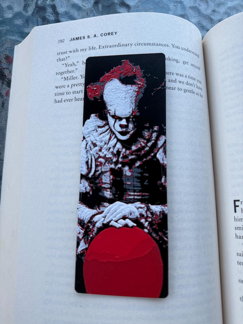 Horror Villain Inspired 3D Printed Bookmarks – Pennywise, Jason ...