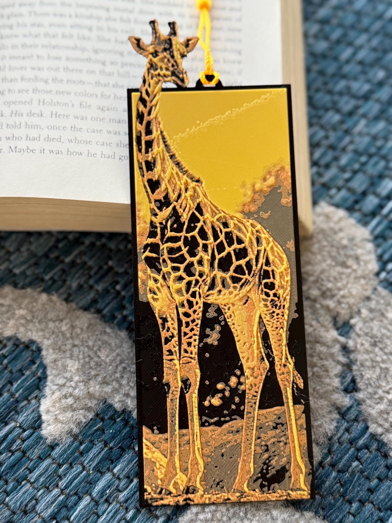 3D Printed Safari Animal Bookmark With Tassel – Wildlife Reader Gift - Etsy