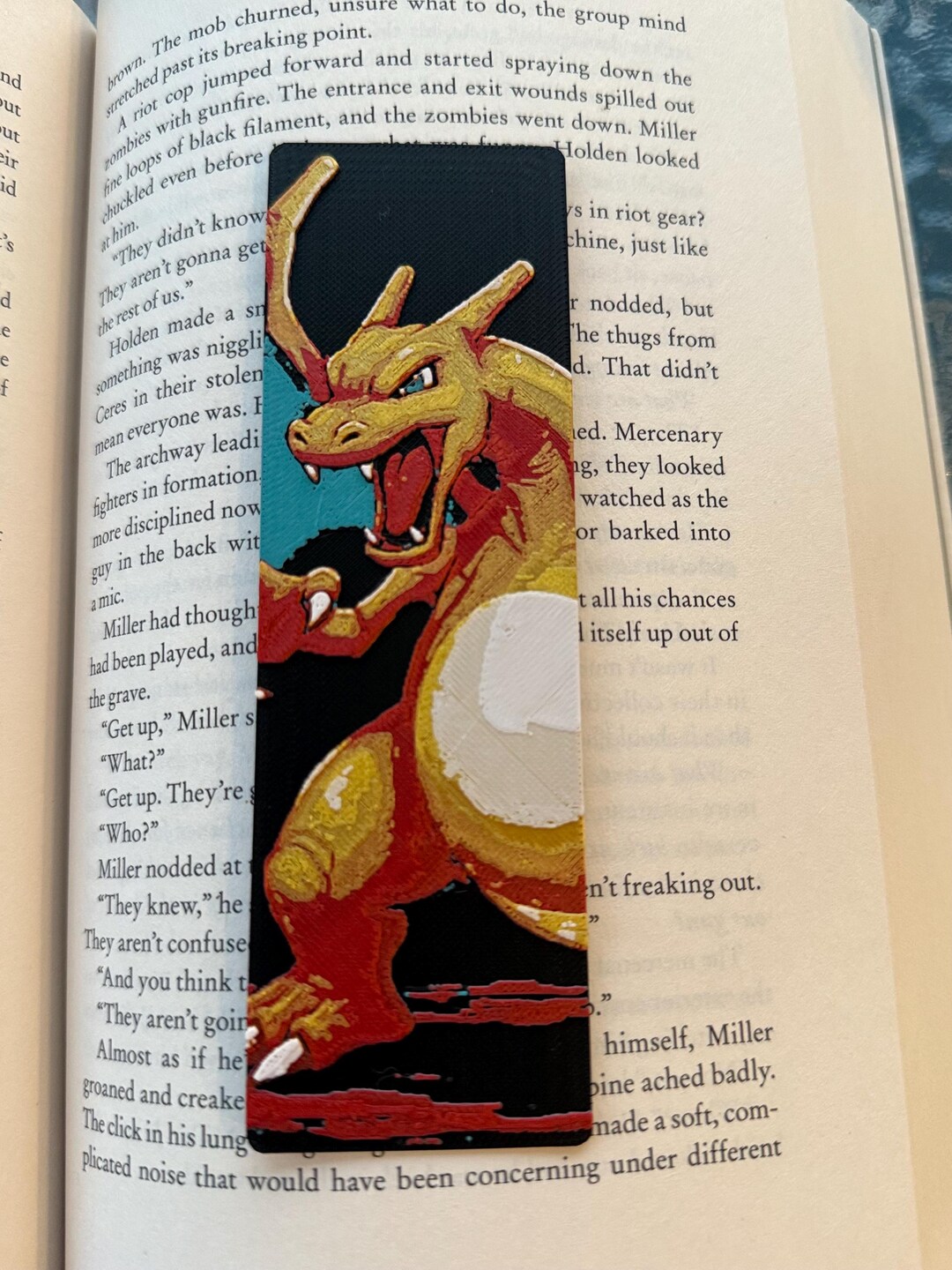 Charizard Inspired Fire and Fighting 3D Printed Pokémon Bookmark ...