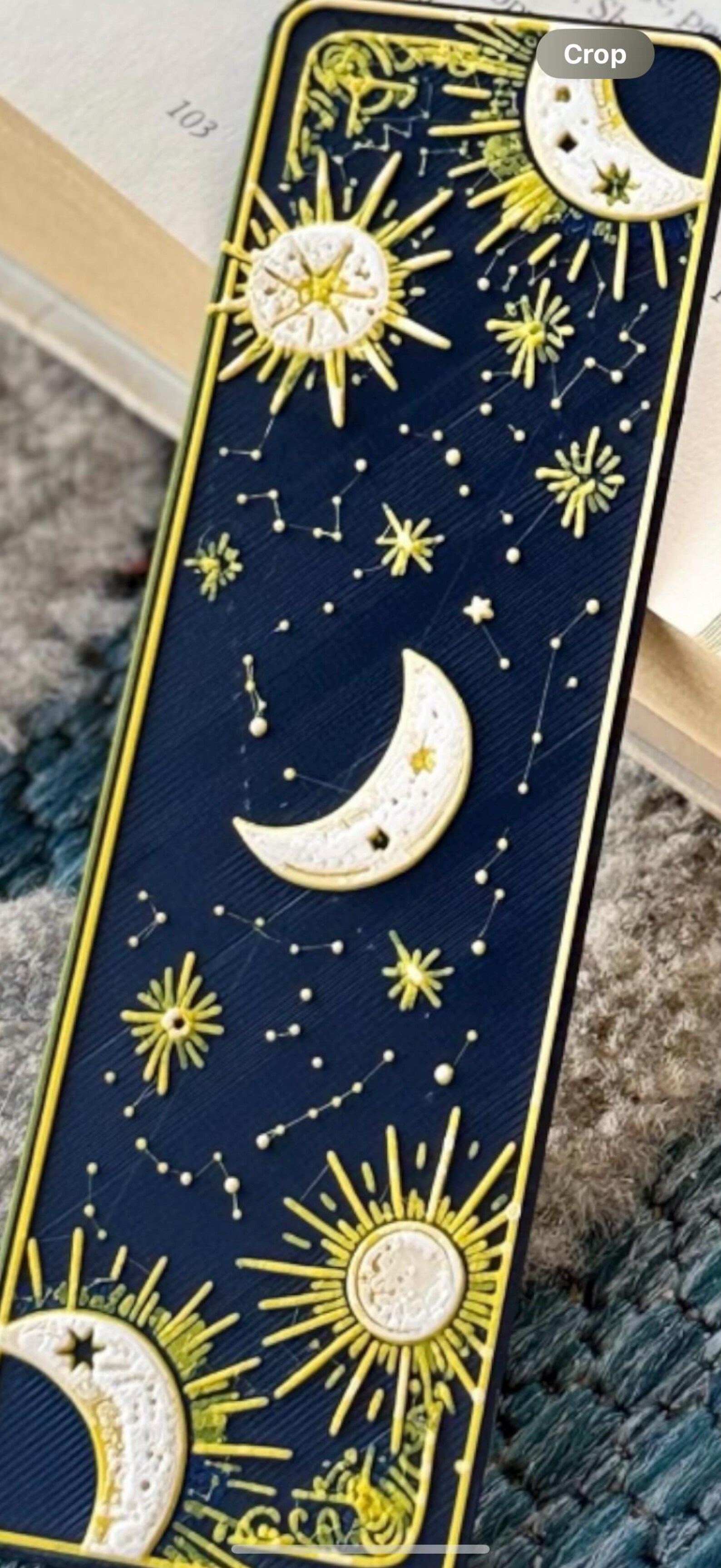 Celestial Sun, Moon & Stars Bookmark, Stargazer Gift - Etsy