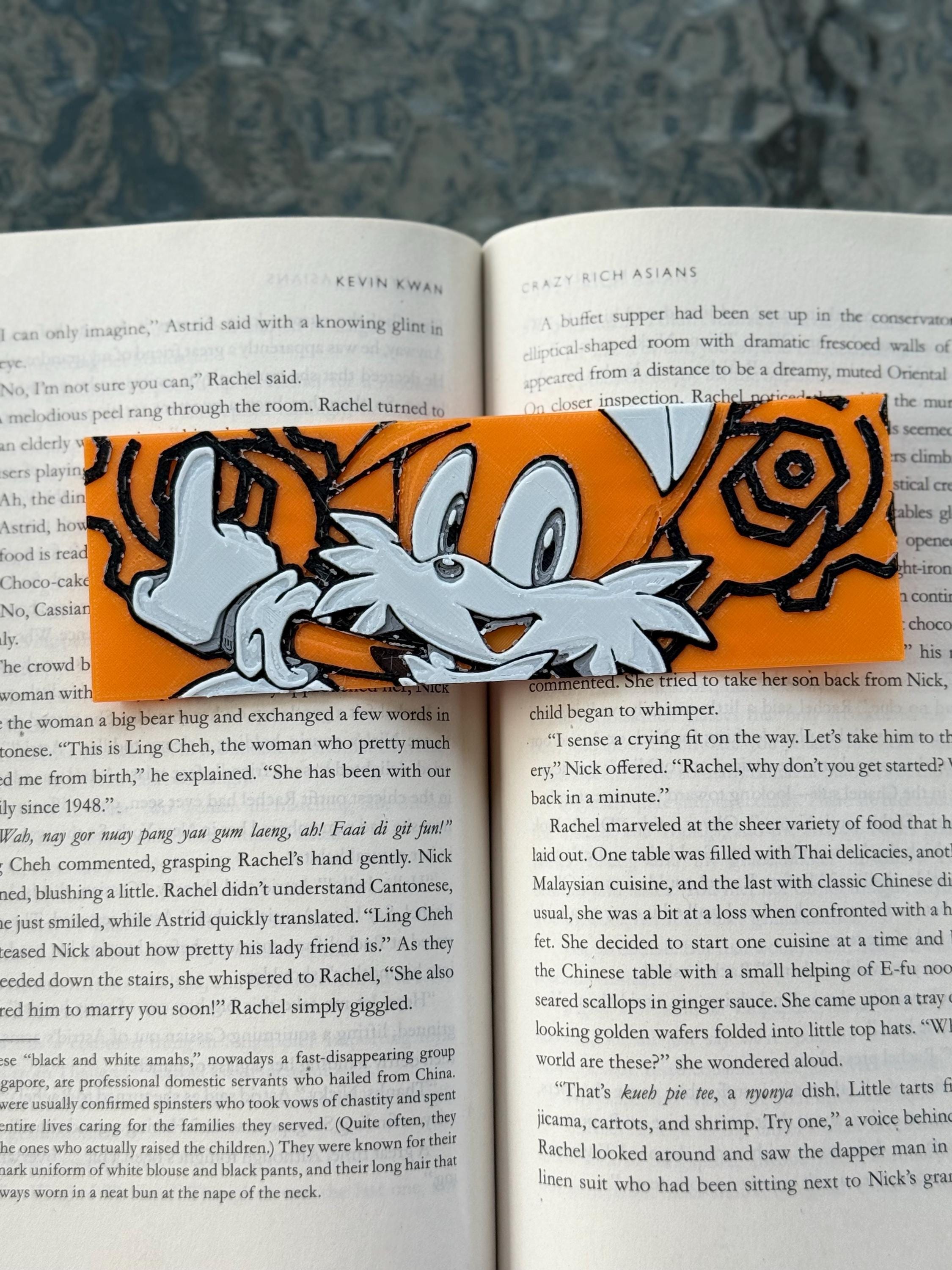 Sonic, Tails, Knuckles, and Amy Rose Inspired 3D Printed Bookmark ...