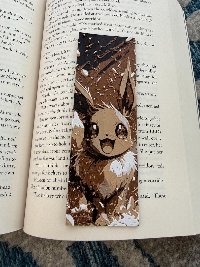 Pokemon Inspired 3D Printed Bookmarks – Glaceon, Mewtwo, Pikachu, Eevee ...