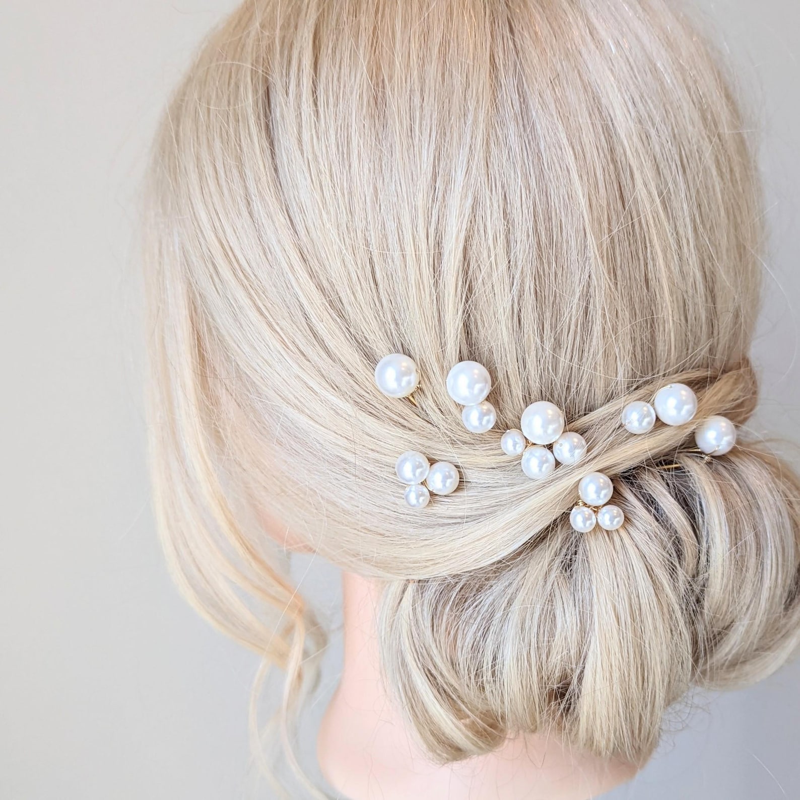 Wedding Hair Pins With Pearls, Bridal Hair Combs, Beaded Wedding Hair ...