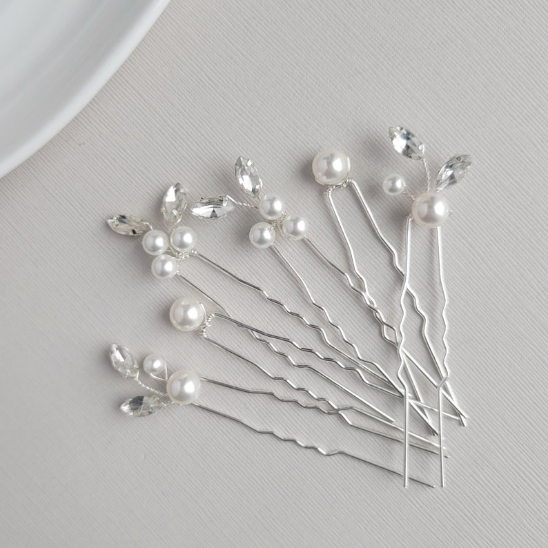 Pearl Hair Pins Bridal Pearl Hair Pins Wedding Hair Comb - Etsy