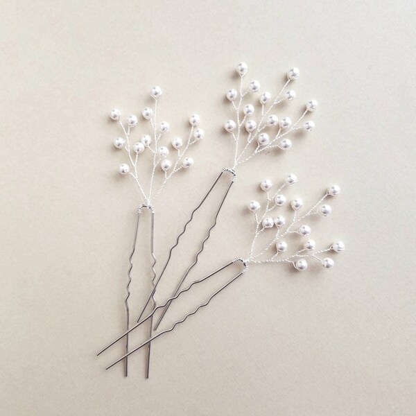 Beaded Hair Pins - Etsy