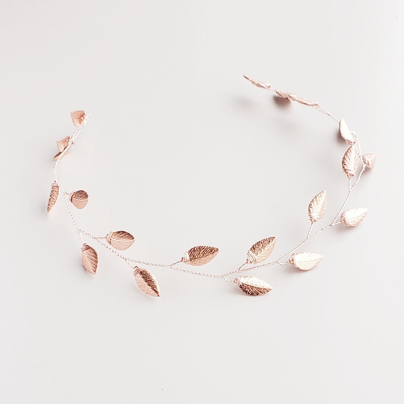 Rose Gold Hair Vine - Etsy