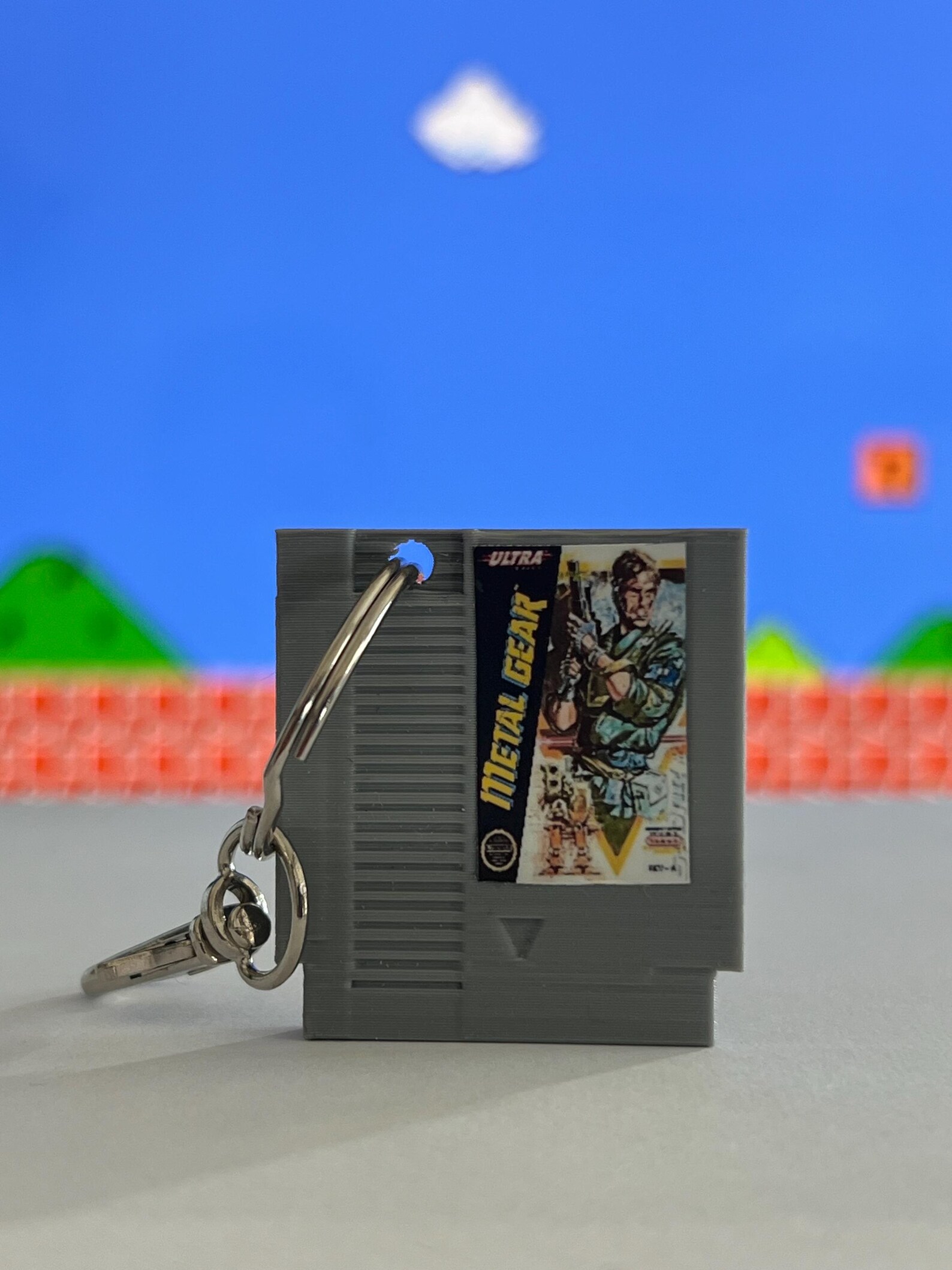 Metal Gear Inspired Mini Cartridge Keychain - Etsy