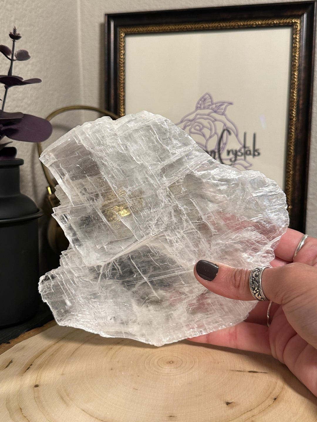YOU PICK Raw Gypsum Selenite Slabs From Glitter Mountain | Arizona, USA ...