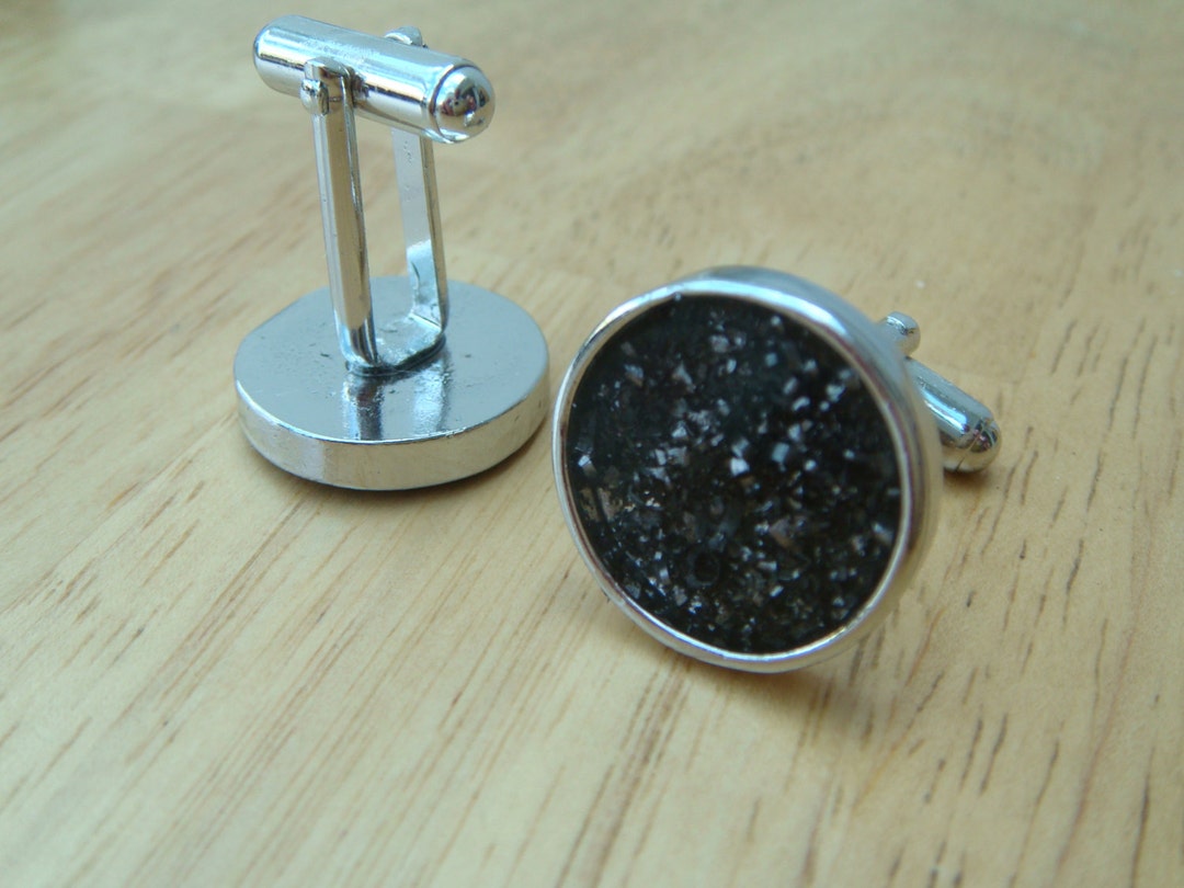 Bring Some Outer Space Into the Office! Cufflinks Containing Authentic ...