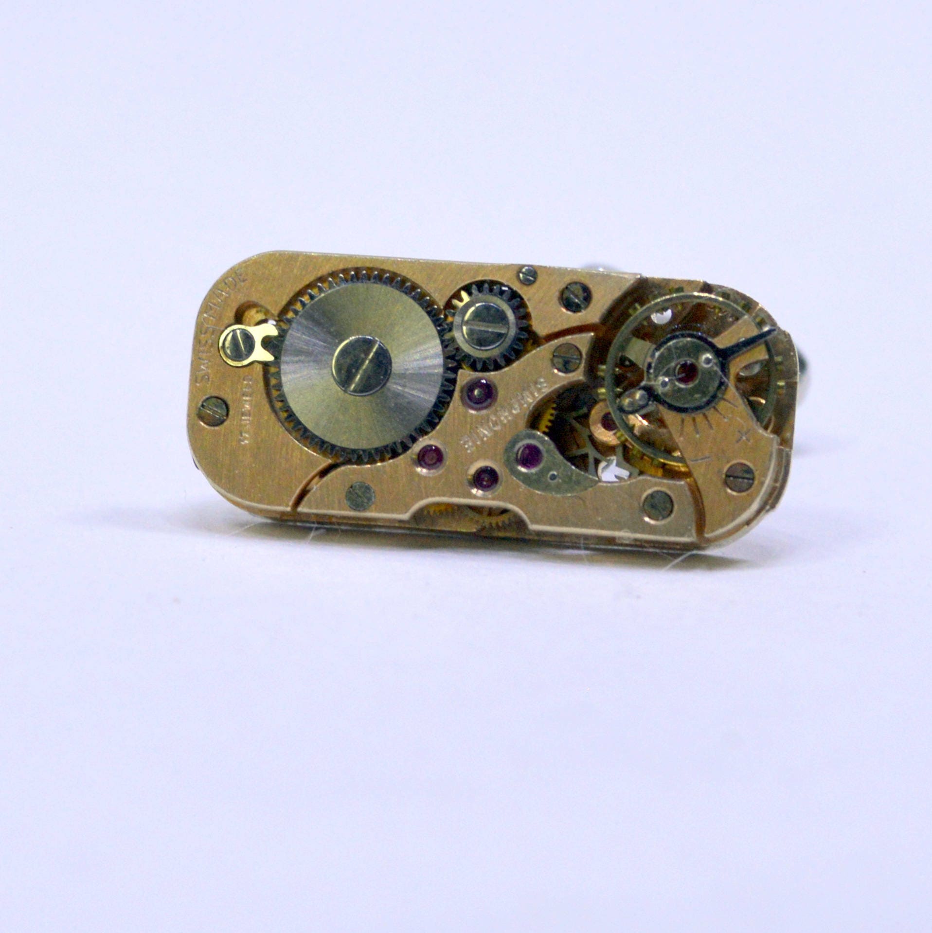 Stunning Rose Gold Watch Movement Cufflinks Ideal Gift for a - Etsy