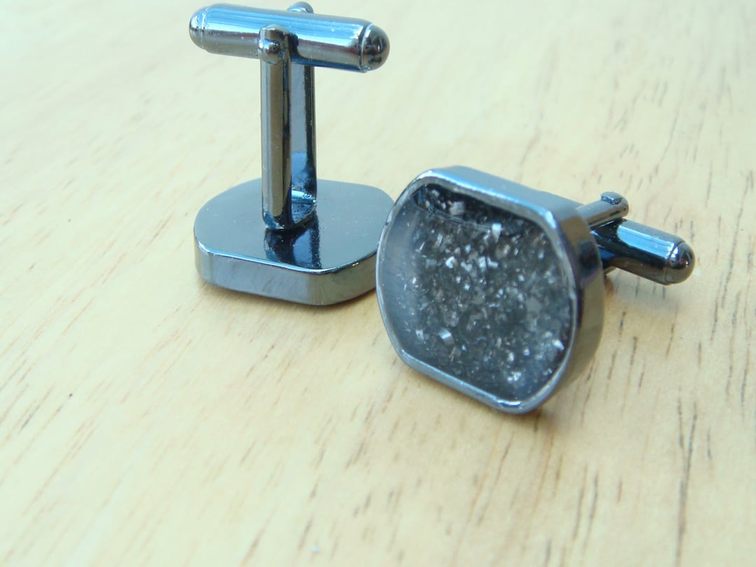 Luxury Meteorite Dust Cufflinks - a Stellar Gift! - Etsy