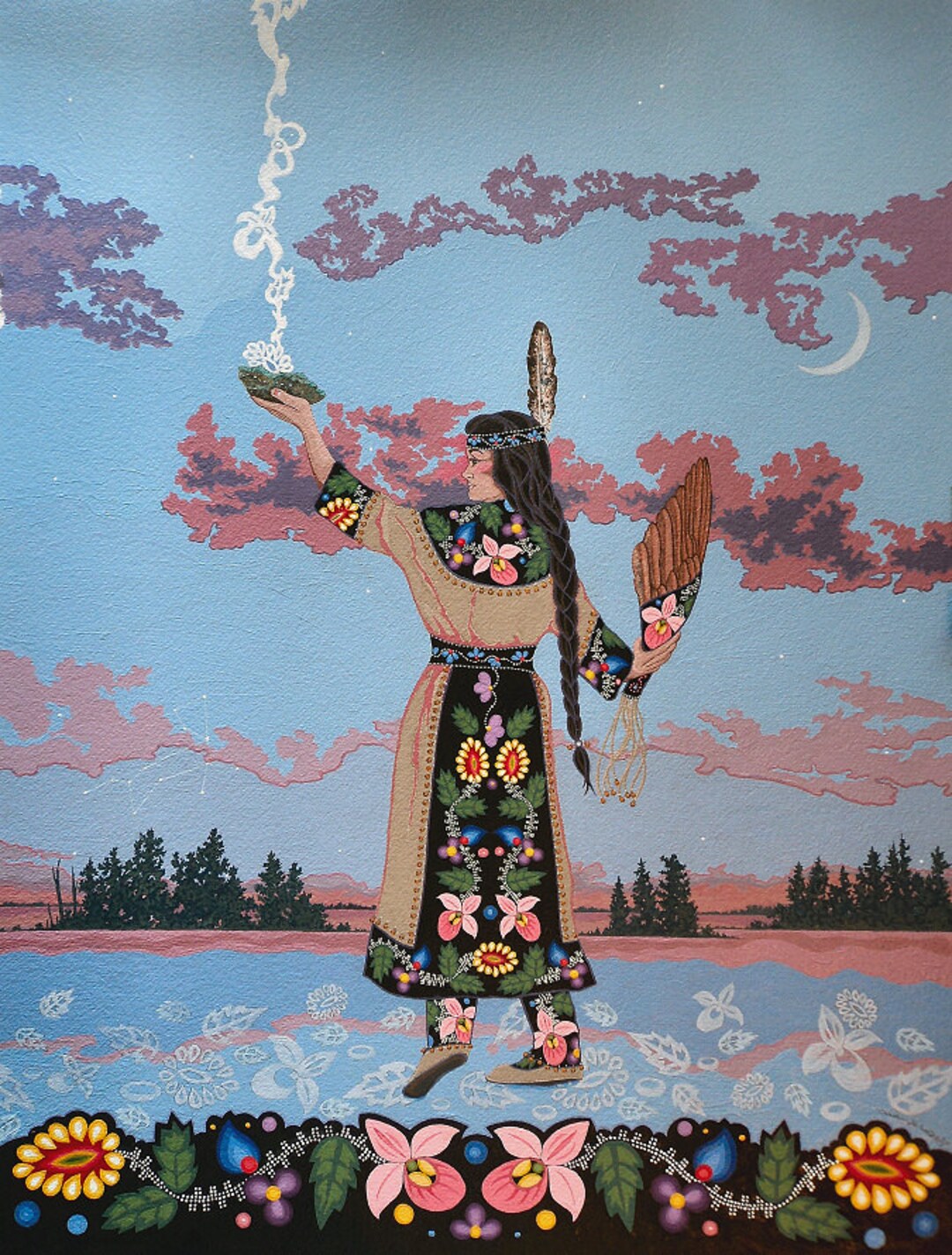 Agwamo she Who Walks on Water Greeting Cards Packet of 3 Art Cards - Etsy