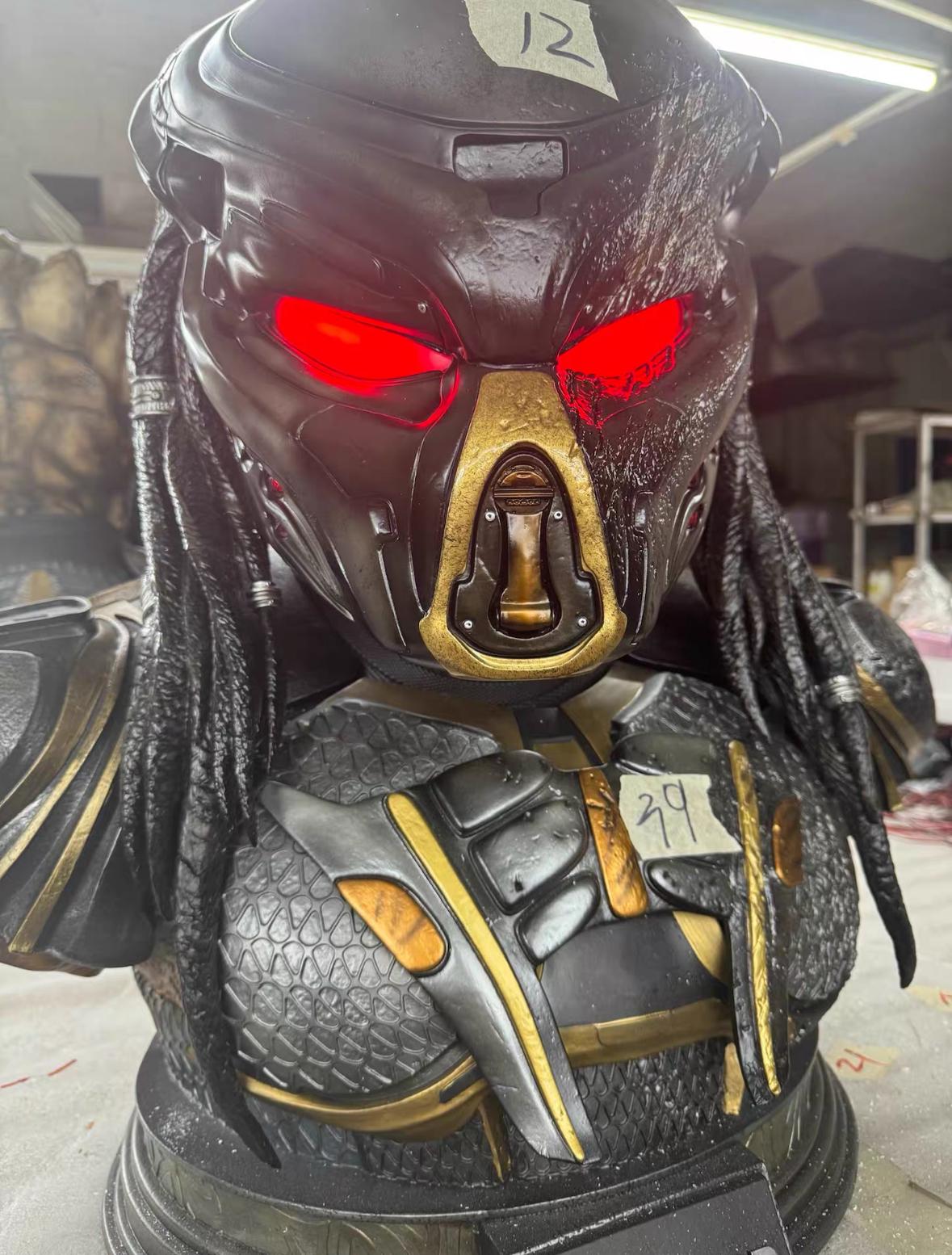 Predator 1:1 Scale Bust – Resin Cast, Original Mold Replica, Includes ...