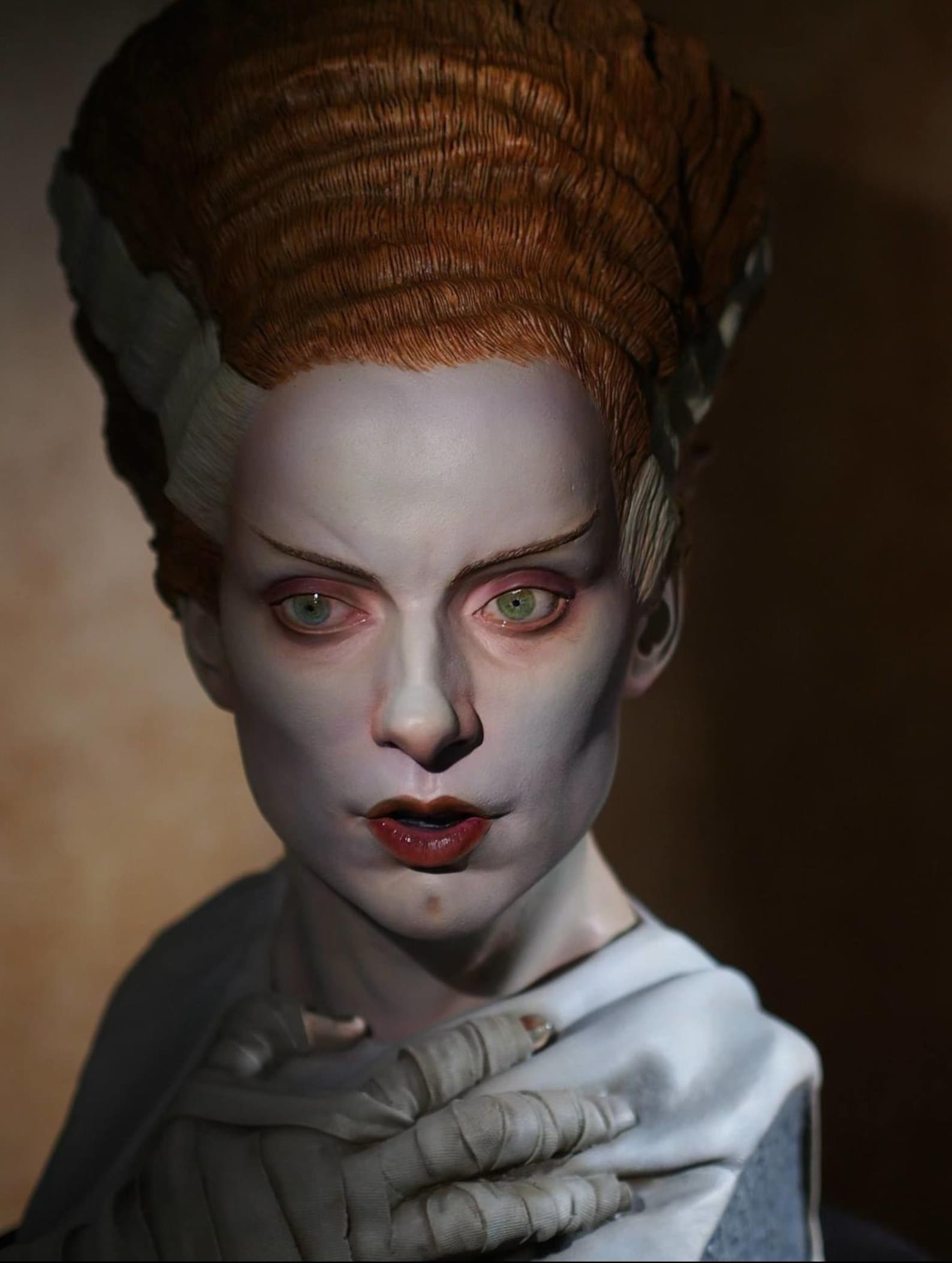 Bride of Frankenstein 1:1 Scale Resin Bust — Height 52 Cm (about 20.47 ...