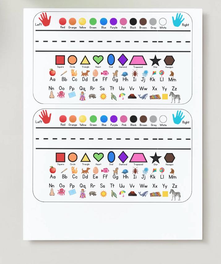 Primary Pencil Box Labels - Etsy