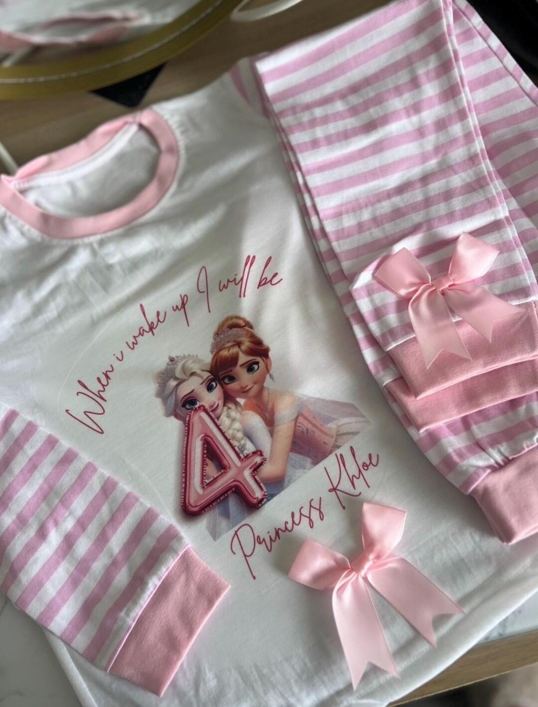 Frozen Elsa & Anna Birthday Pyjamas - Etsy