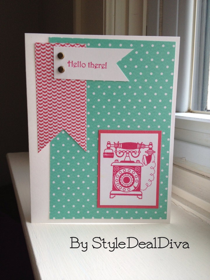 Hello There Card - Etsy