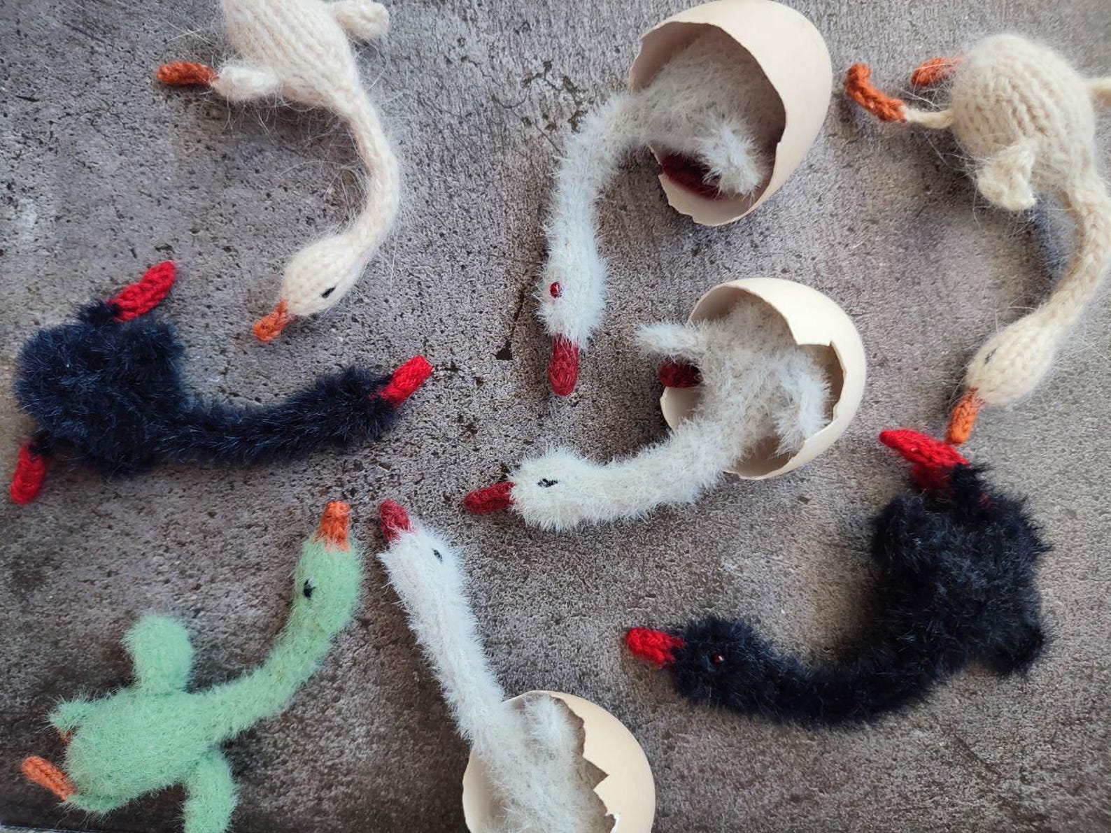 Knitted Goose Pattern | Cute Keychain or Bag Charm | Easy Knit Toy ...