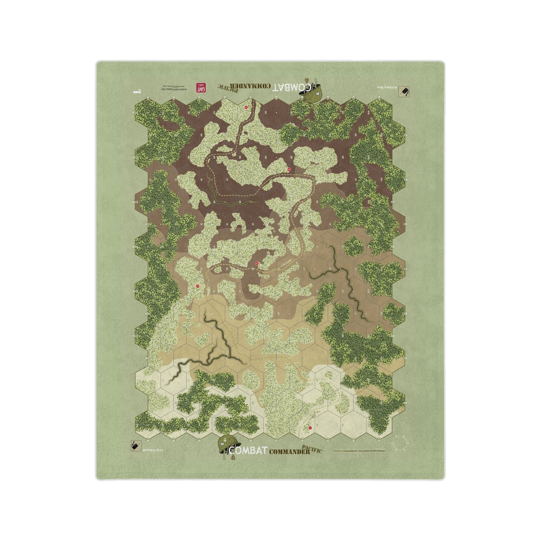 Military Board Game Map Blanket - Combat Commander (L) [kj] - Etsy