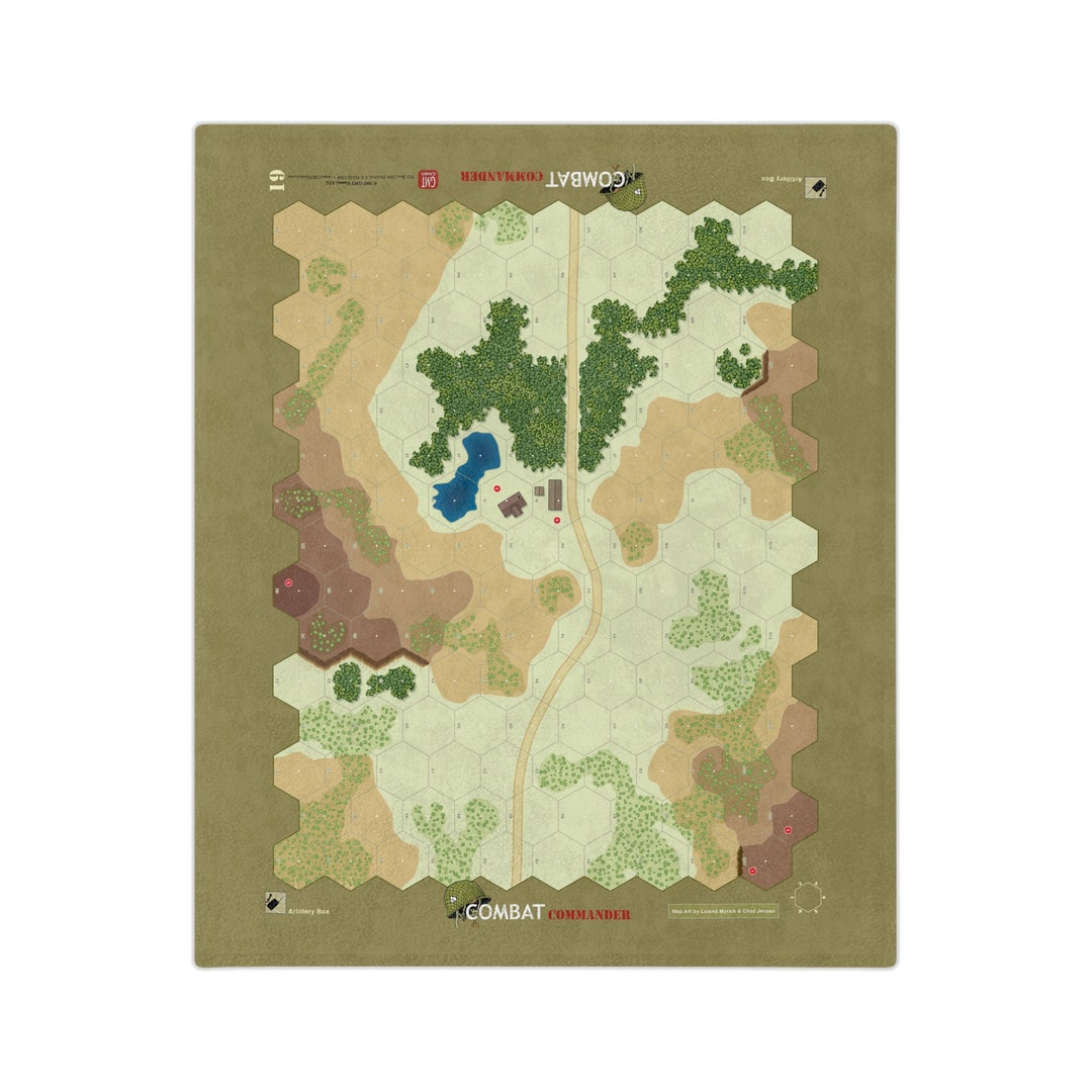 Military Board Game Map Blanket - Combat Commander (19) [kj] - Etsy