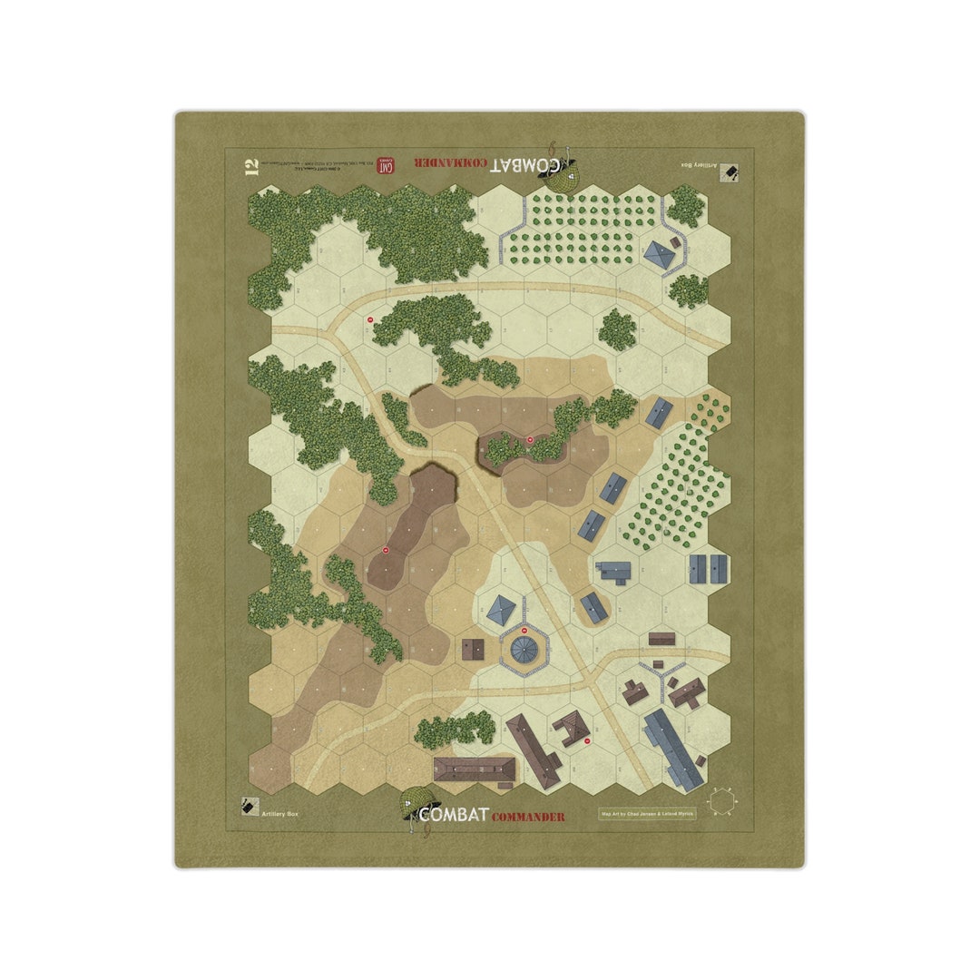 Military Board Game Map Blanket - Combat Commander (12) [kj] - Etsy