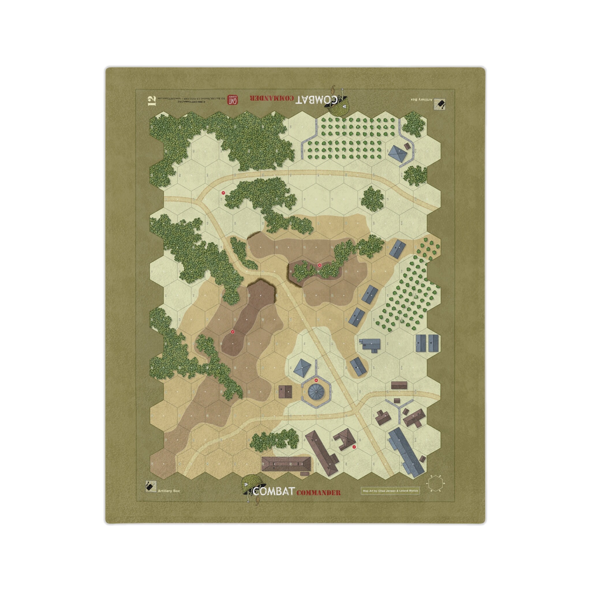 Military Board Game Map Blanket - Combat Commander (12) [kj] - Etsy