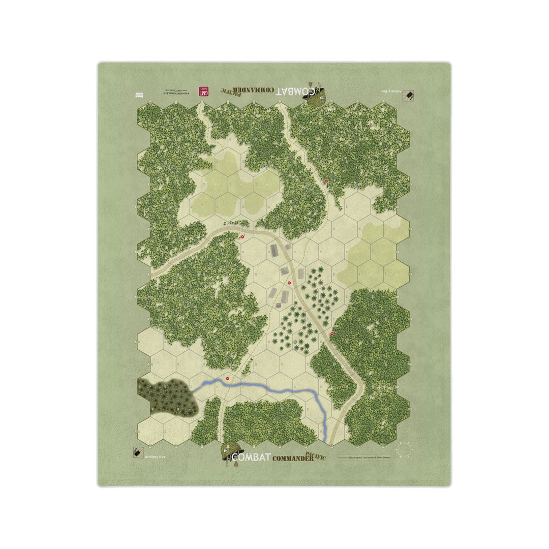 Military Board Game Map Blanket - Combat Commander (B) [kj] - Etsy