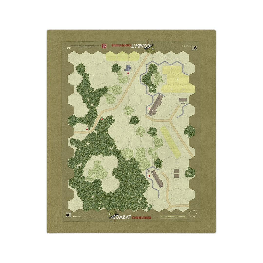 Military Board Game Map Blanket - Combat Commander (03) [kj] - Etsy