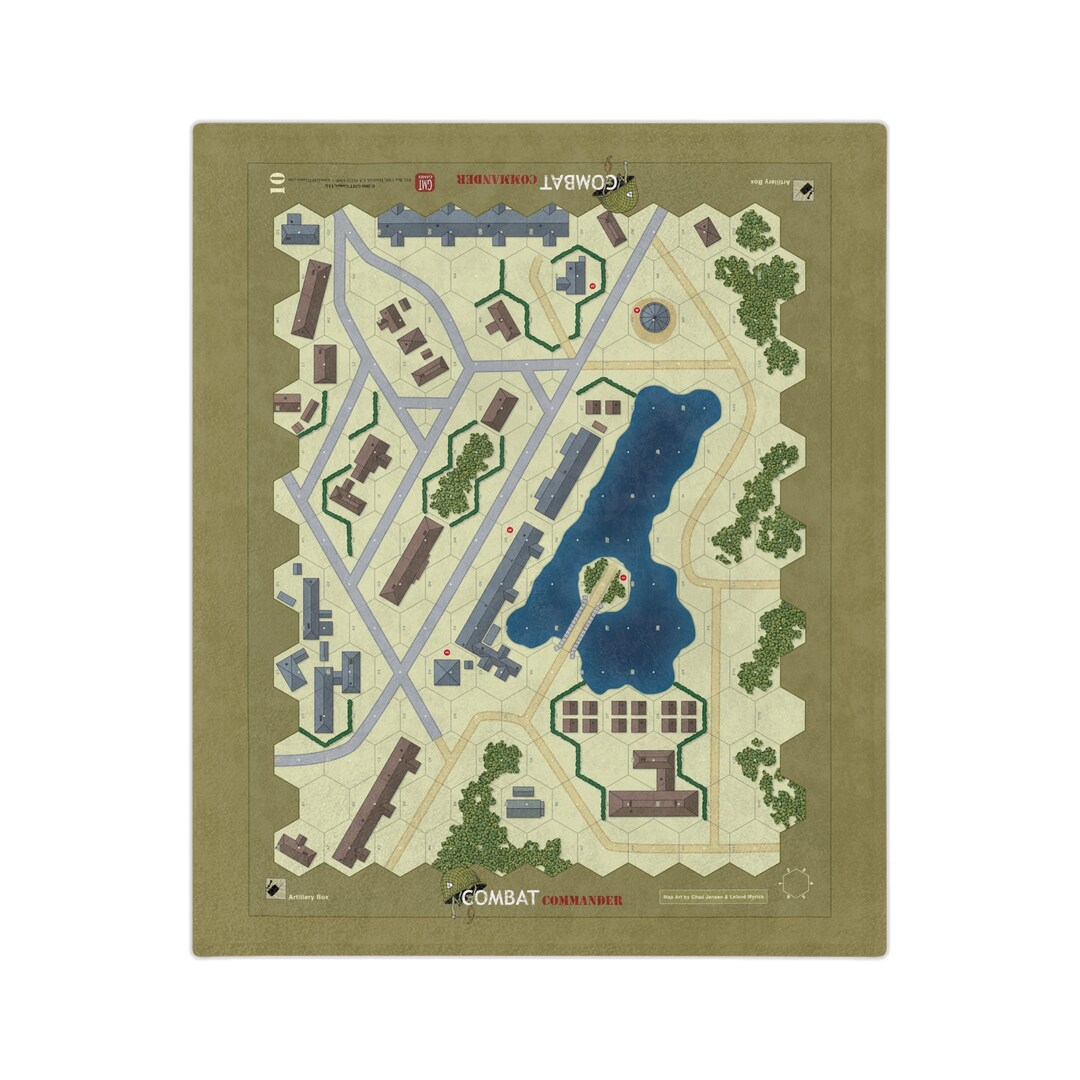 Military Board Game Map Blanket - Combat Commander (10) [kj] - Etsy