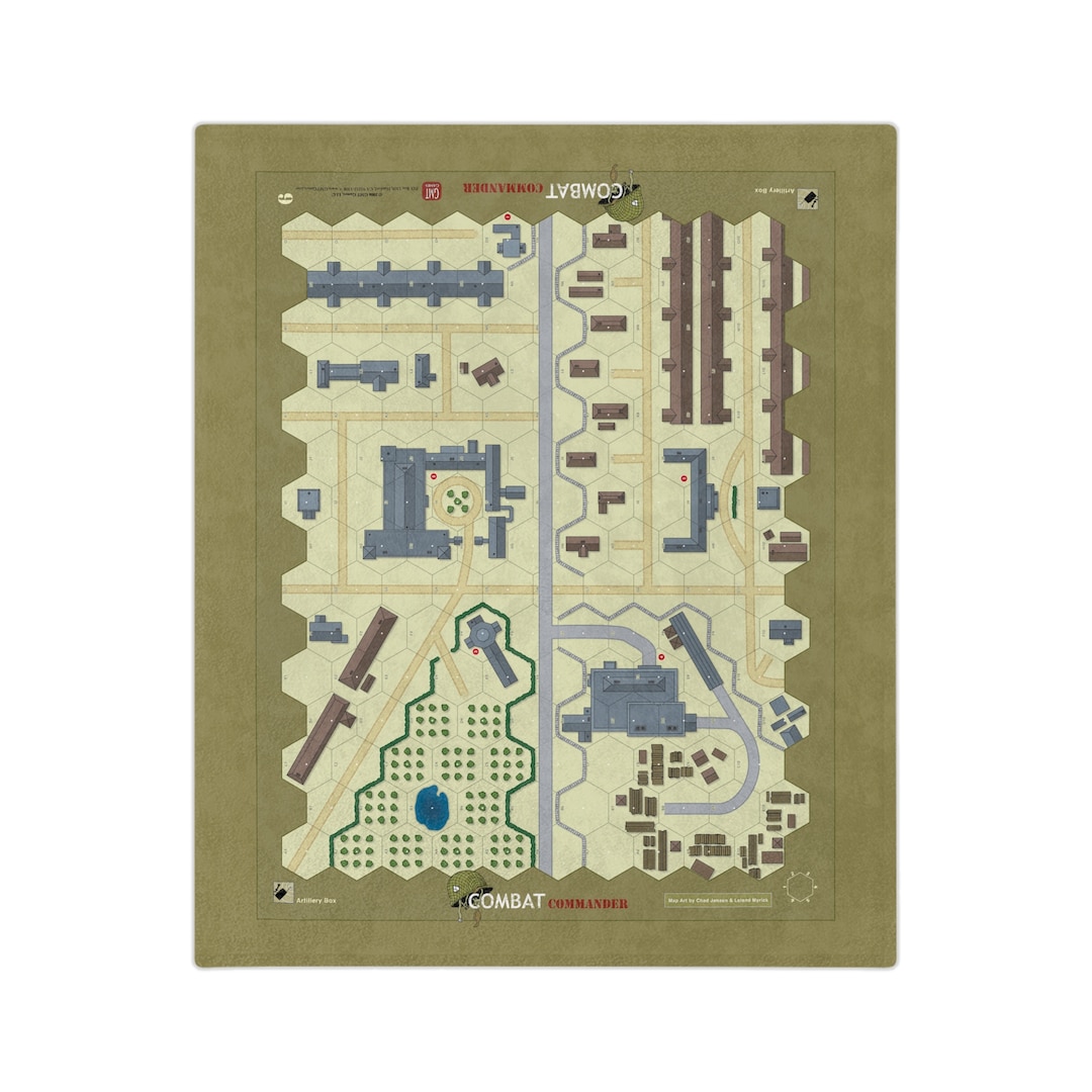 Military Board Game Map Blanket - Combat Commander (06) [kj] - Etsy