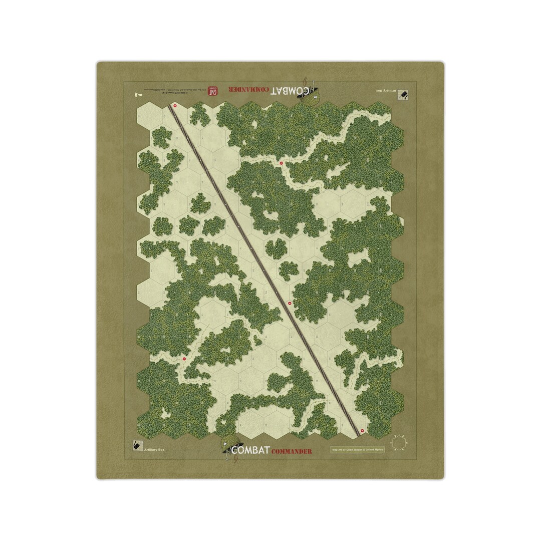 Military Board Game Map Blanket - Combat Commander (07) [kj] - Etsy