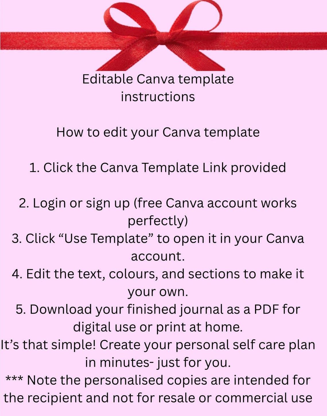30-day Self Care Journal Printable PDF | Mental Health, Wellness ...