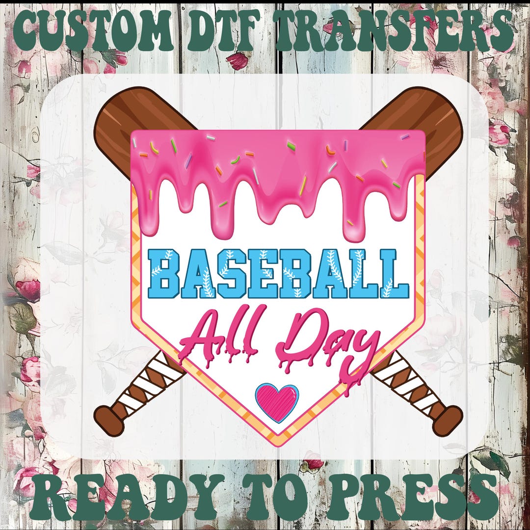 Waffle Home Plate Ready to Press, Baseball Lifestyle Heat Transfer ...