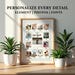 Editable New Year Photo Collage Template, 12-month Memory Calendar ...