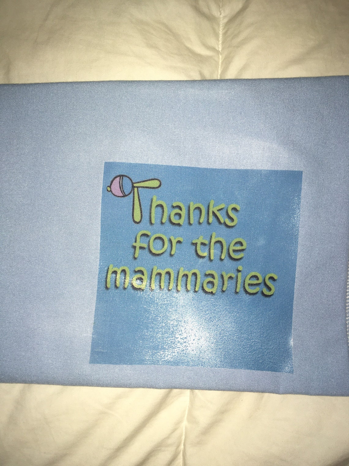 Nursing cape Thanks for the mammaries | Etsy