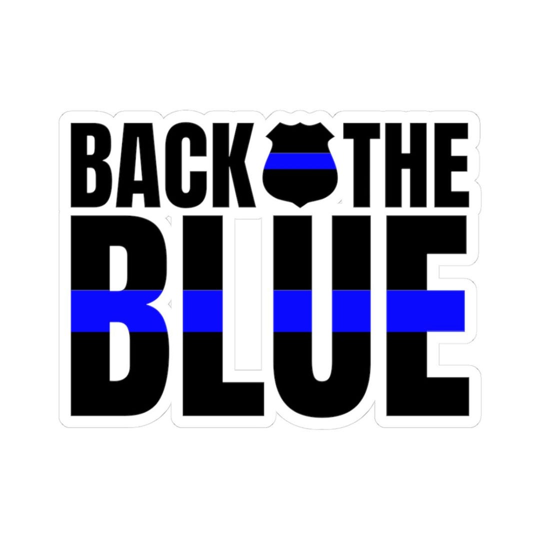 Support Law Enforcement Kiss-cut Stickers | Back the Blue, Police ...