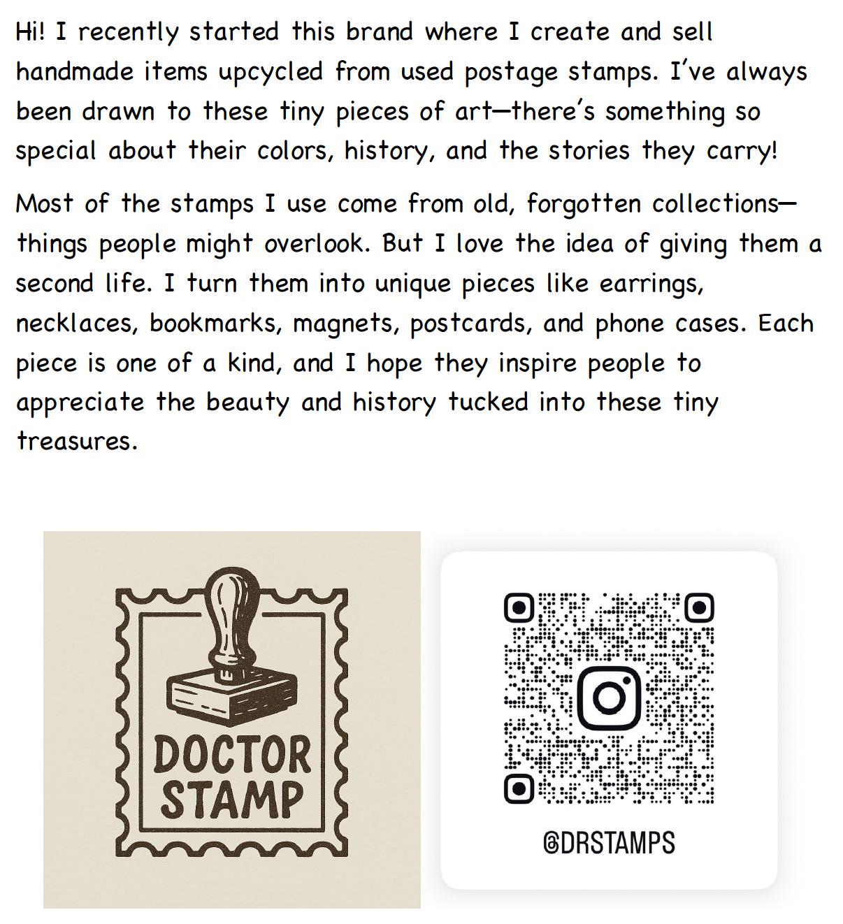 Handmade Collage Postcards Blind Box: Upcycled Vintage Stamps, Travel ...