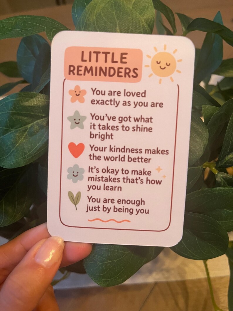 Positive Affirmation Magnet for Anxiety and Mental Health | Encouraging ...