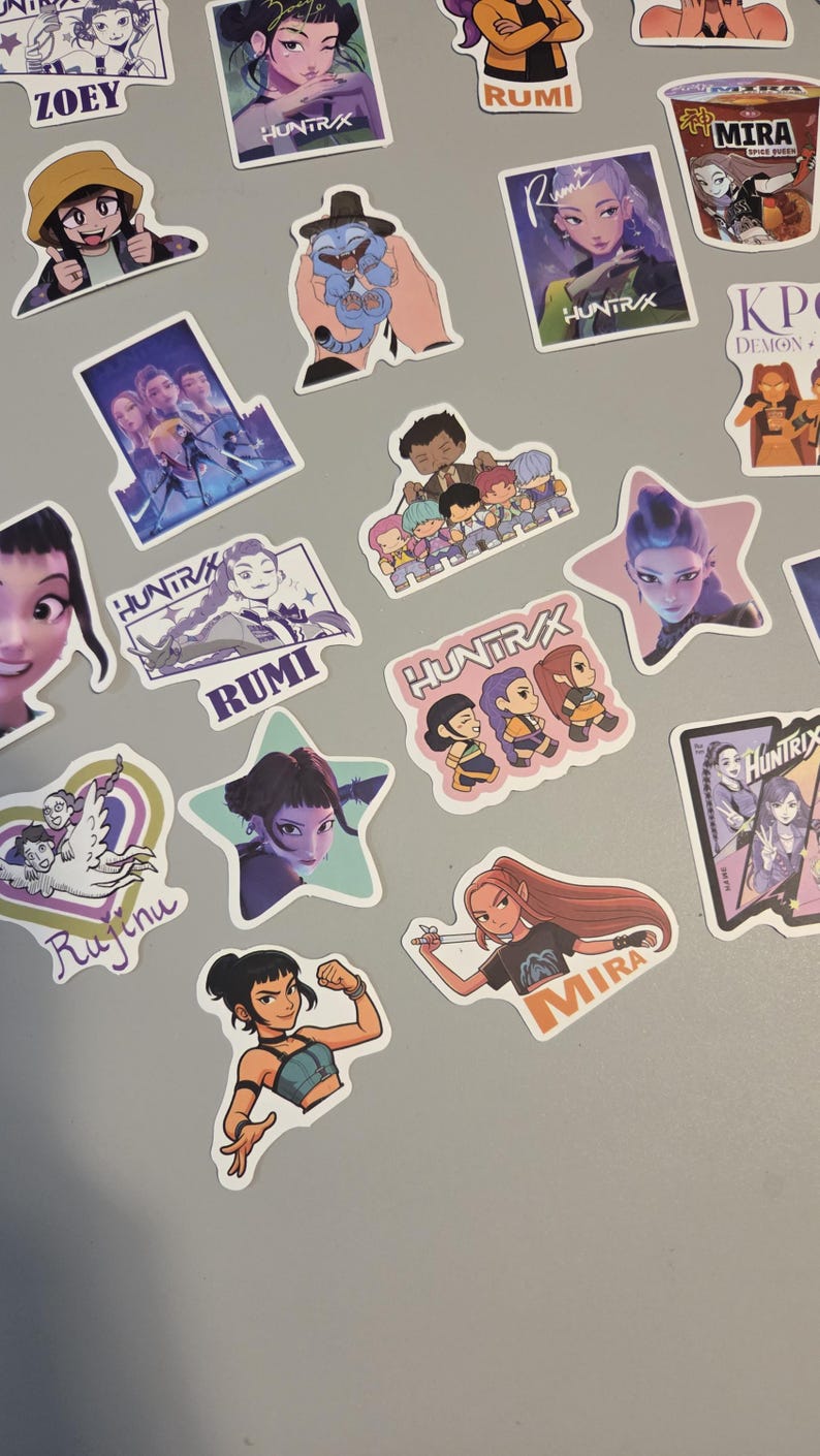 K-pop Demon Hunter Sticker Pack - Etsy
