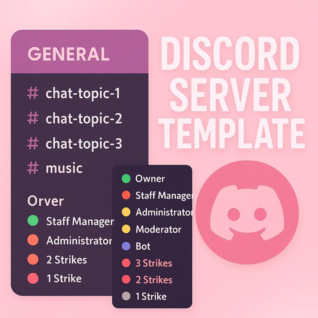 BEST Community Discord Server Template | Streamer, Youtuber, Community ...