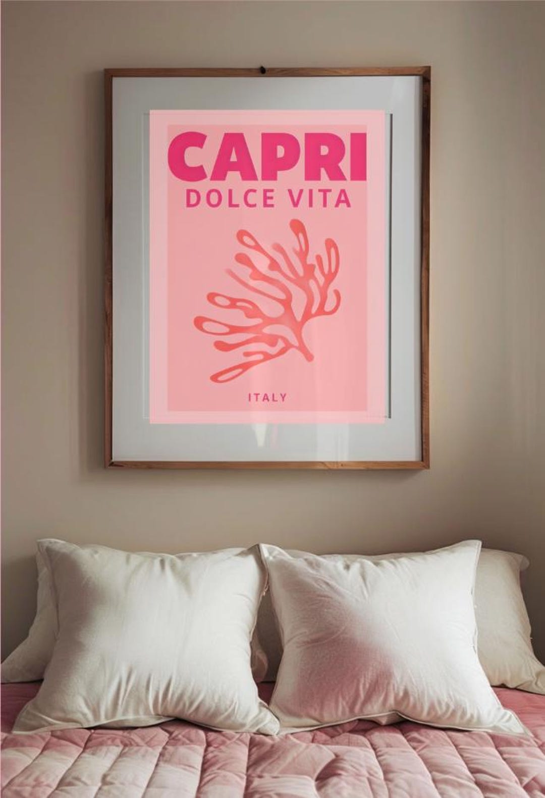 Capri Poster | Italy Digital Design Print Poster | Vibe Home Decor ...