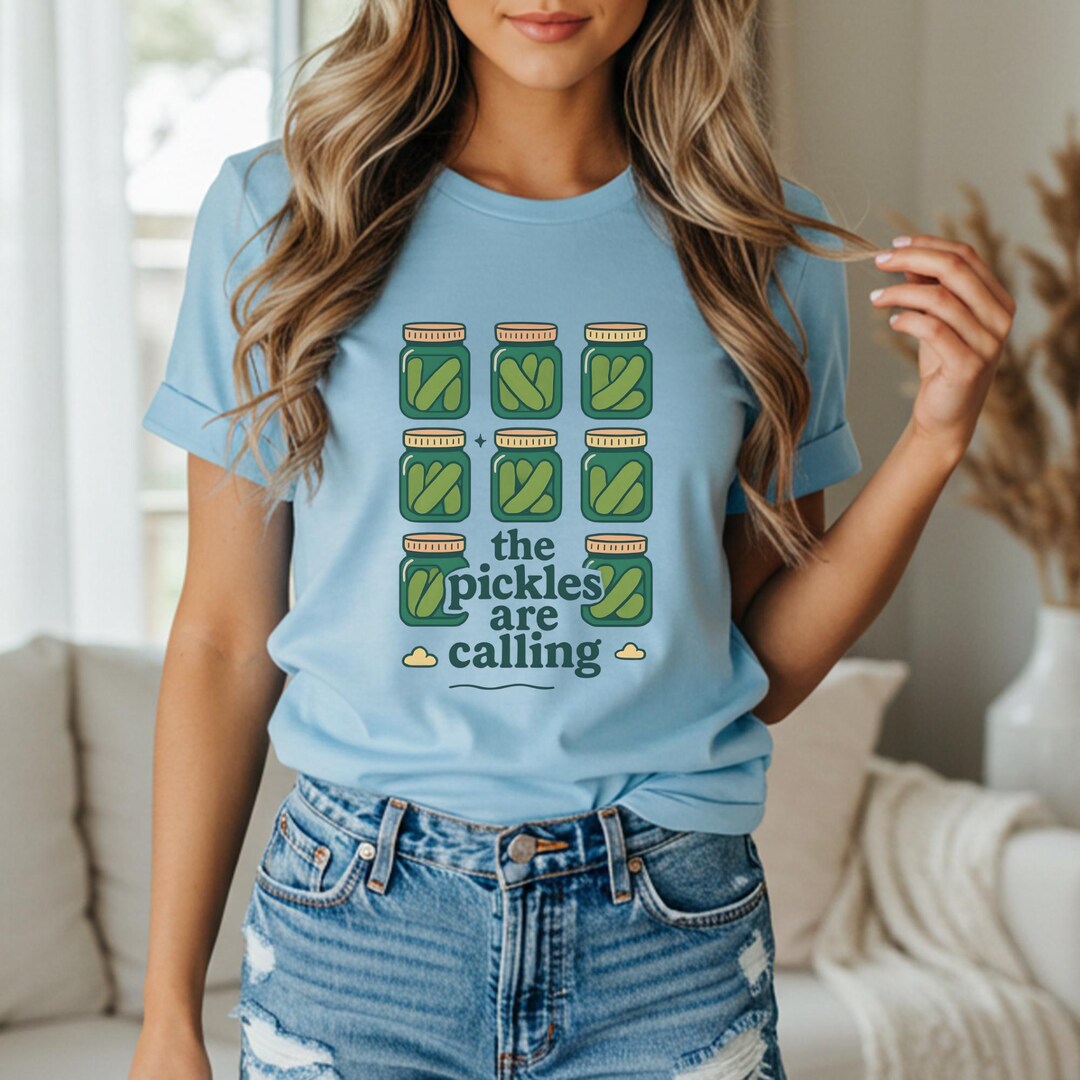 The Pickles Are Calling Shirt, Funny Pickle Lover T-shirt, Foodie Gift ...