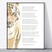 Tiger Poem Wall Art Print, William Blake Poetry Poster, Tyger Burning ...