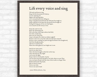 Lift Every Voice | Etsy