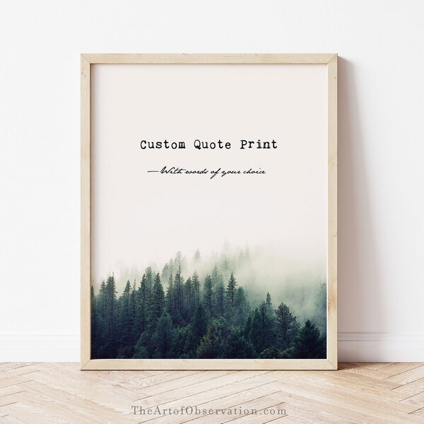 Wood Custom Quote Wall Art - Etsy